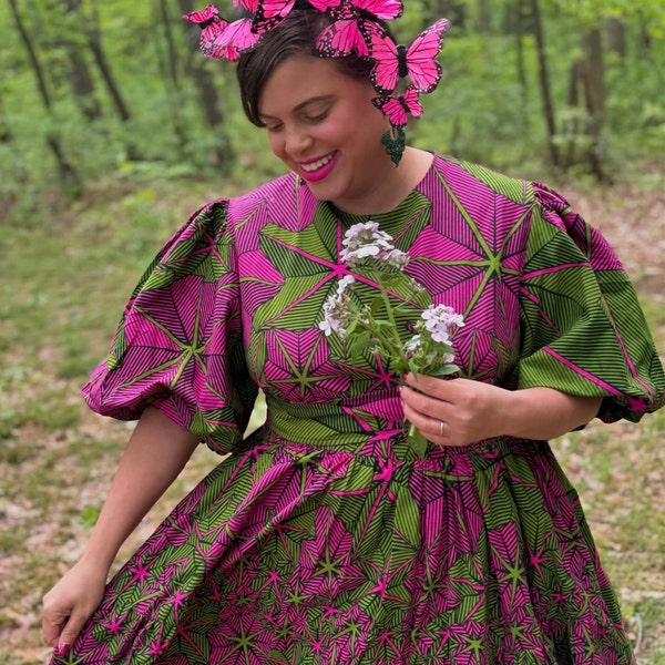 ZYLA AFRICAN PRINT Suit Set - Etsy