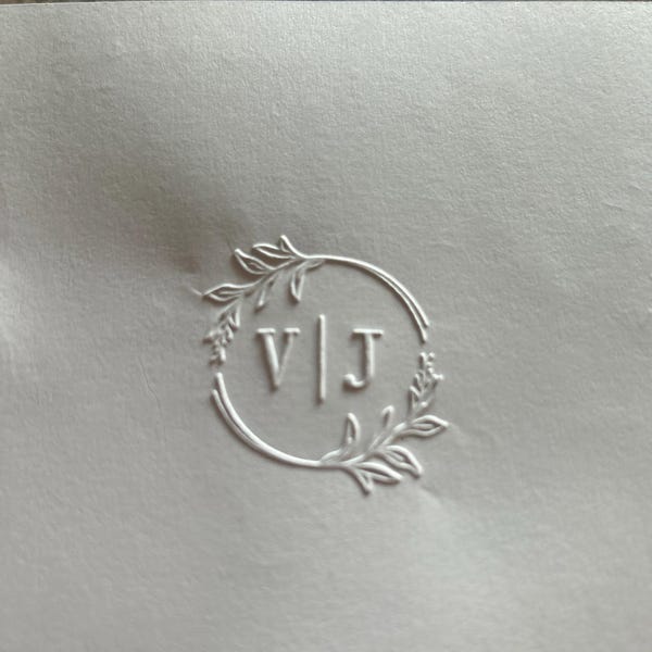 Personalized Book Embosser, Initial Embosser, Paper Embosser, Custom ...