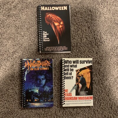 Mini Horror Movie Poster Spiral Notebooks - Etsy