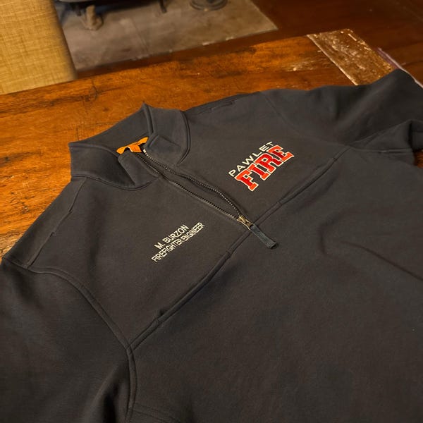 Custom Fire Department Crewneck, Fire Department Full Zip Hoodie ...
