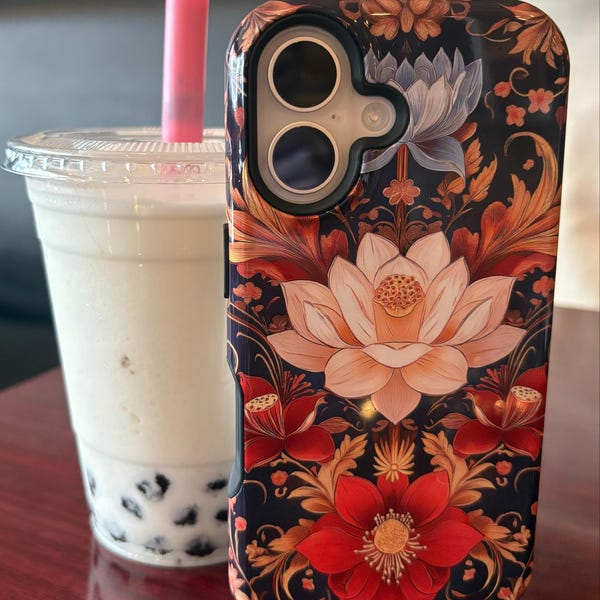 Celestial Stained Glass Moon and Stars Tough Phone Case Faux Stain ...