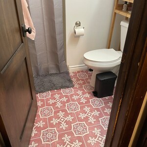 Hexagon Tokyo Tile Wall Stair Floor Self Adhesive Vinyl Stickers ...