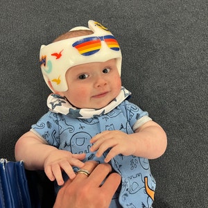 Doc Band Decal Baby Boy Helmet Cranial Band Stickers, Summer Cranial ...