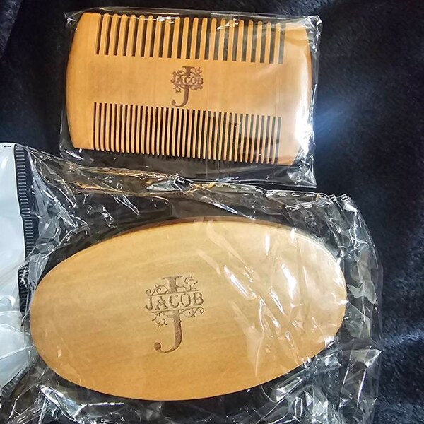 Wooden Comb for Men Hair Comb Personalized Beard Neem Comb Custom for ...