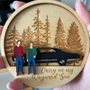 Supernatural Christmas Ornament, Sam, Dean and Baby, Handmade Wooden ...