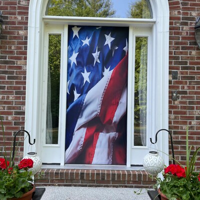American Flag Decor American Flag Door Decoration Door - Etsy