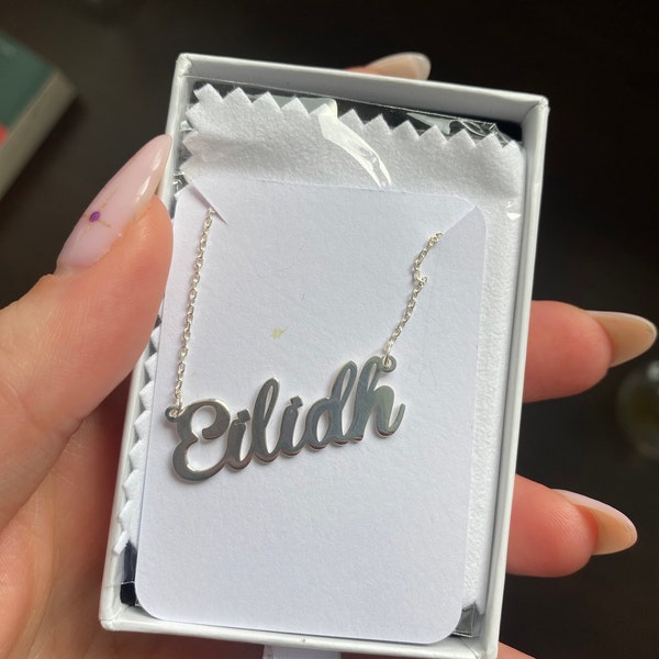 Personalized Name Necklaces, Personalized Name Necklaces , Script Name ...
