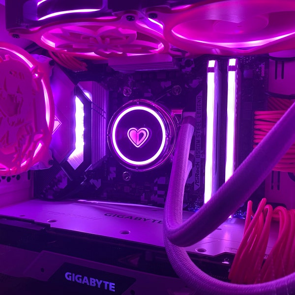 Solid Heart Gaming Computer Fan Shroud / Grill / Cover - Custom 3D ...