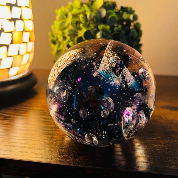 Display Base, Pet Memorial Orb Light, Crystals, Rotating Display Stand ...