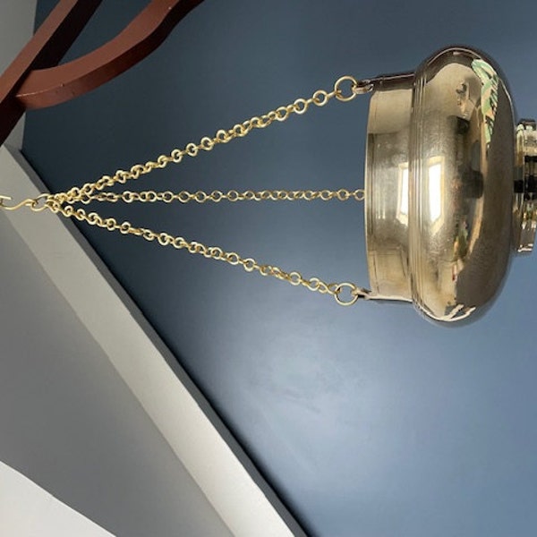 Kerala Dhara Vessel, Shirodhara Brass Pot With Brass Chain Valve and ...