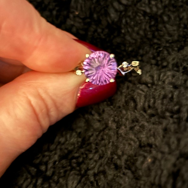 Pear Princess Cut Moissanite Diamond Pendant for Women, Unique Two ...