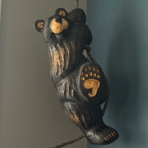Chainsaw Carved Rail Bear - Etsy