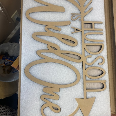 Train Wall Decor, Train Decor, Boy Nursery Name Sign, My First Year ...