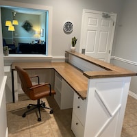 Rustic Reclaimed Retail Counter Reception Desk Office Desk - Etsy UK