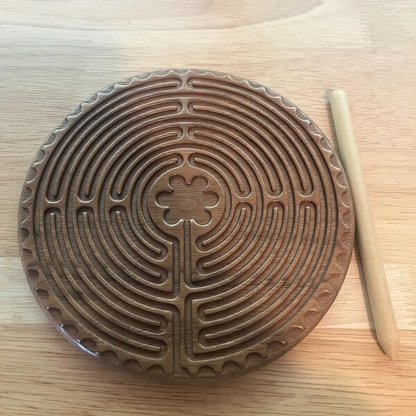 Ball Labyrinth, Wooden Finger Labyrinth, Meditation Labyrinth ...