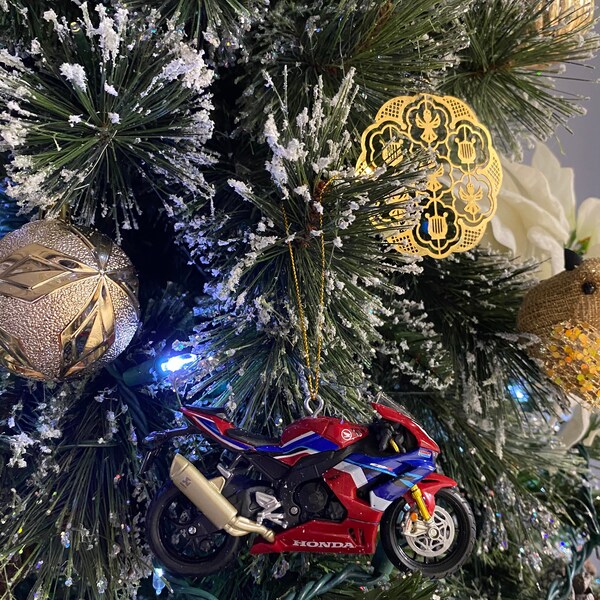 Honda CBR 1000RR-R Fireblade Motorcycle Christmas Tree Ornament (4.5 ...