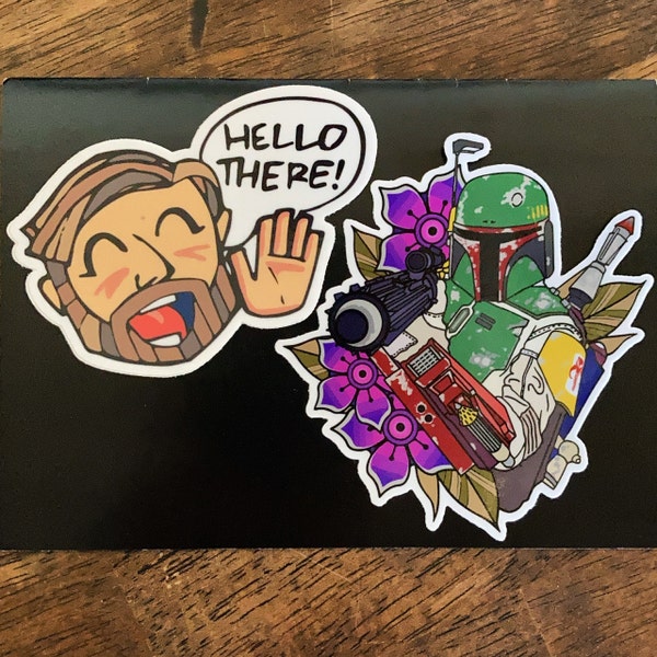 Hello There! Obi-wan Meme Sticker - Etsy