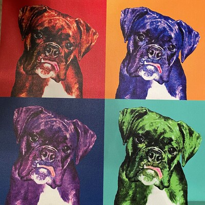 Andy Warhol Style Pet Portrait, Custom Cat Pop Art, Custom Pet Portrait ...