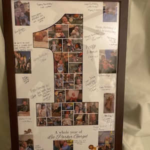 Custom 100th Photo Collage Template Personalized 100th Birthday Gift ...