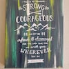 Christian Art Print Downloads Be Strong and Courageous Joshua 1:9 Wall ...