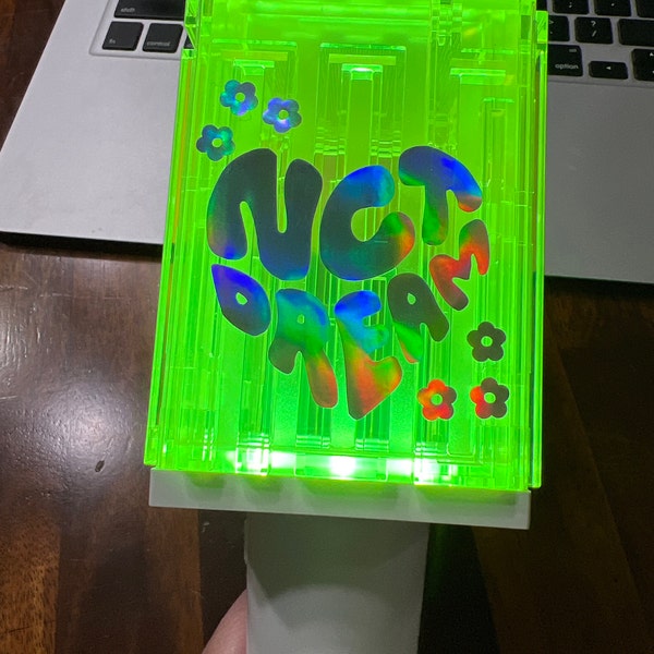 NCT Dream Lightstick Vinyl Decal Sticker Neobong Kpop - Etsy