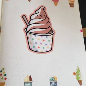 Blue Slushee Vinyl Sticker Blue Raspberry Slush Sticker Cute Food ...