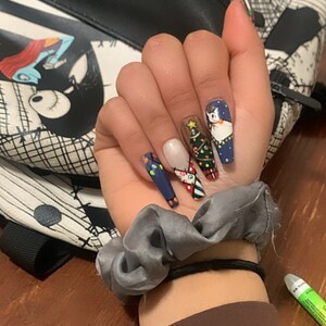 Fall Hand Painted Cartoon Character Nail Art Custom Press on - Etsy