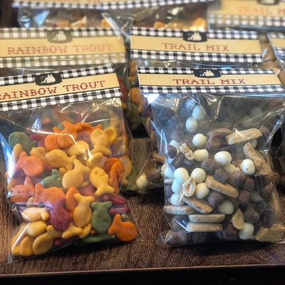 Camping Party, Treat Bag Toppers, Camping Party Favors, Goodie Bags ...