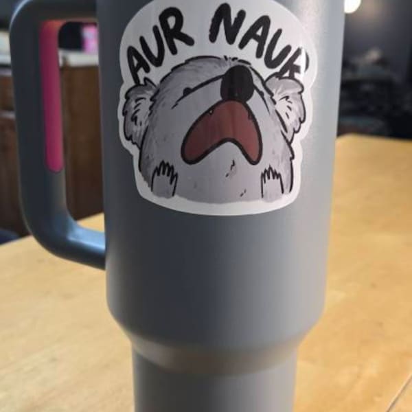 Aur Naur Cute Sticker | Series 4 | Funny Sticker | Koala Sloth Elephant ...