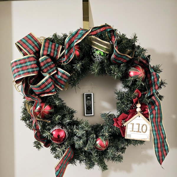 Personalized Reindeer Stall Ornament | Wooden - Etsy