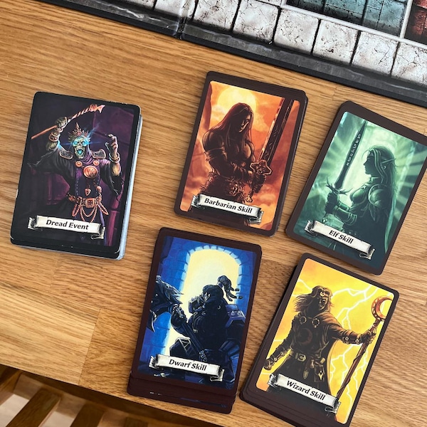Hero Skill Cards: Custom Heroquest Add-on 2021 Style for Barbarian ...
