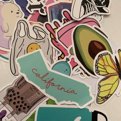 75 Cute Mixed Colors Sticker Lot Book Fun Pack Laptop Car Decals - Etsy ...