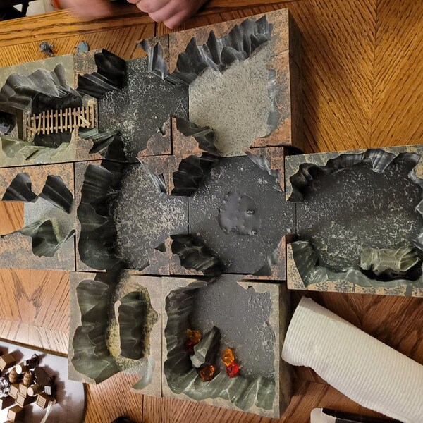 Modular Stairs and Daises- Dnd Terrain, Tabletop Terrain - Etsy