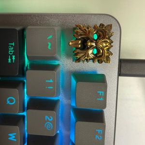 The Great Old One Cthulhu Solid Bronze Metal Premium Keycap | Etsy