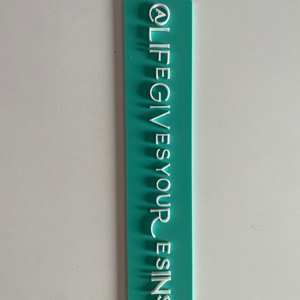 Laser Cut Name | Business Watermark | Physical Watermark | Acrylic Tag ...
