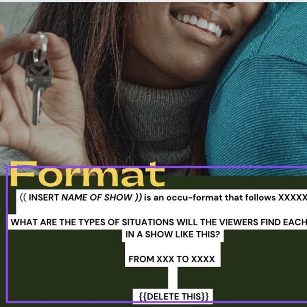 Unscripted / Reality TV Pitch Deck Canva Template - Etsy