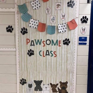 Puppy Love Puppy Bulletin Board Kit - Etsy