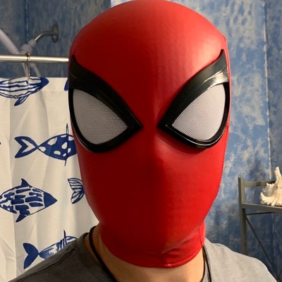 Customized Spiderman Faceshell and Lenses,face Shell and Lenses Black ...