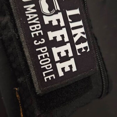 Stay Positive Funny Morale Patch Hook and Loop Backing for Backpack ...