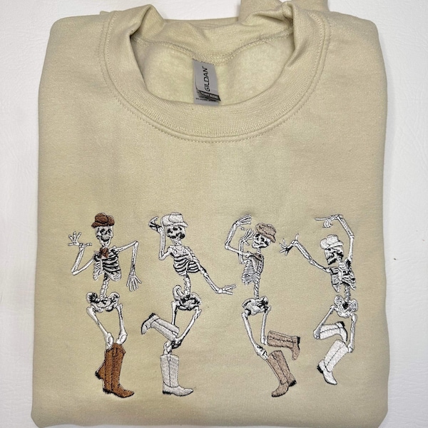 Colorful Dancing Skeletons Embroidery File - Etsy