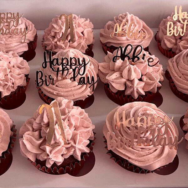 Mother’s Day Themed Card Cupcake Topper Bundles - Happy Mother’s Day ...