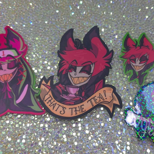 That’s the Tea! -hazbin Hotel Alastor Sticker- - Etsy