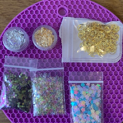 Gold or Silver Flake Foil Sheet - Etsy