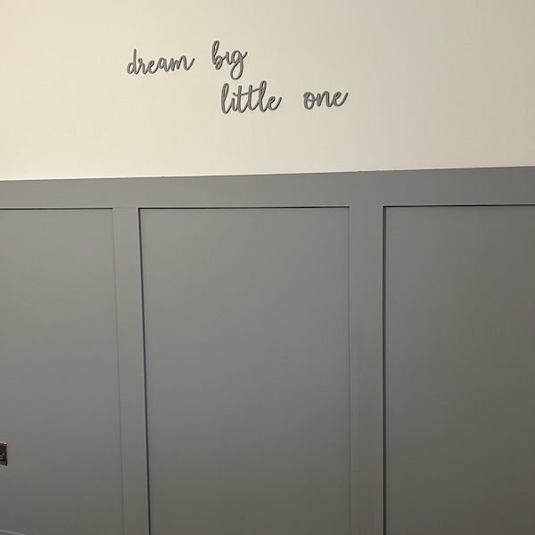 Dream Big Little One Sign - Nursery Decor - Sign for Nursery - Wall Art ...