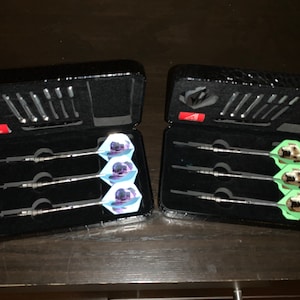 Custom Designed PEAR Dart Flights , 1 Set of 3 Flights, Personalized ...