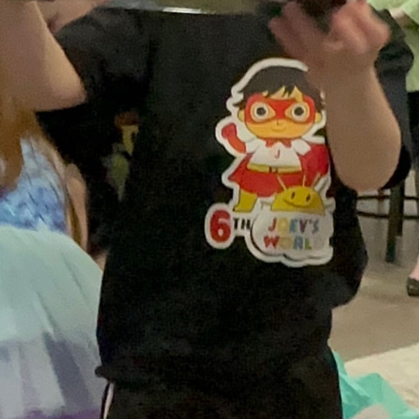 Custom Ryan’s World Youth Shirt - Etsy