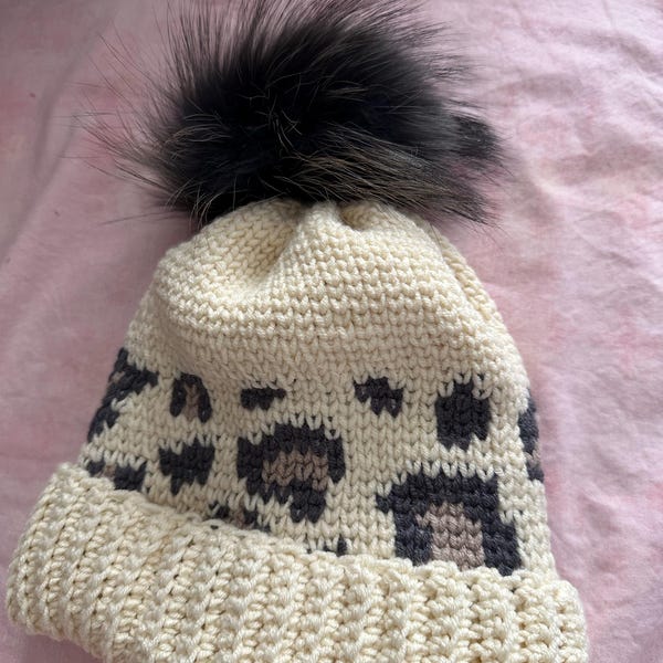 Pure White Round Fur Hat, Premium Faux Fur Bridal Headwear, Snow White ...