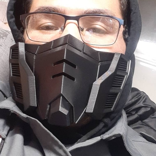 Anime Battle Mech Cosplay Mask - Made in US - Fast Shipping - 3D ...