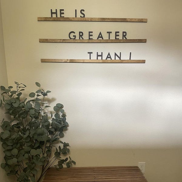 Statement Shelves, Letter Ledges, Wall Hanging Decor, Wood Floating ...