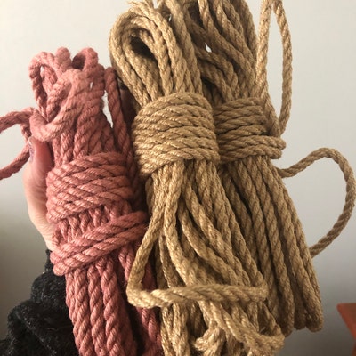 Jute Bondage Rope Pink - Etsy